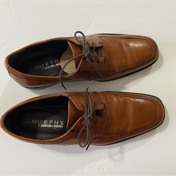 Johnston & Murphy | Shoes | J Murphy By Johnston Murphy Lace Up Leather ...